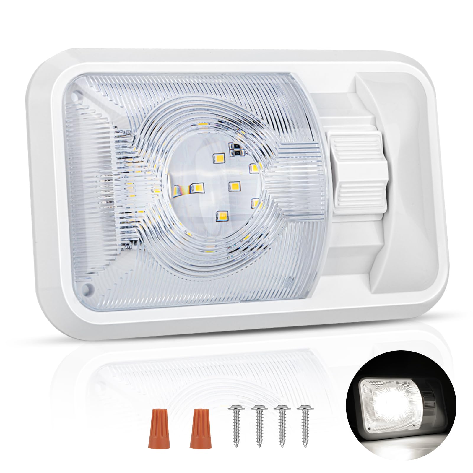 Snapklik.com : BlueFire 300LM Bright LED RV Light Interior, 12V 35W ...