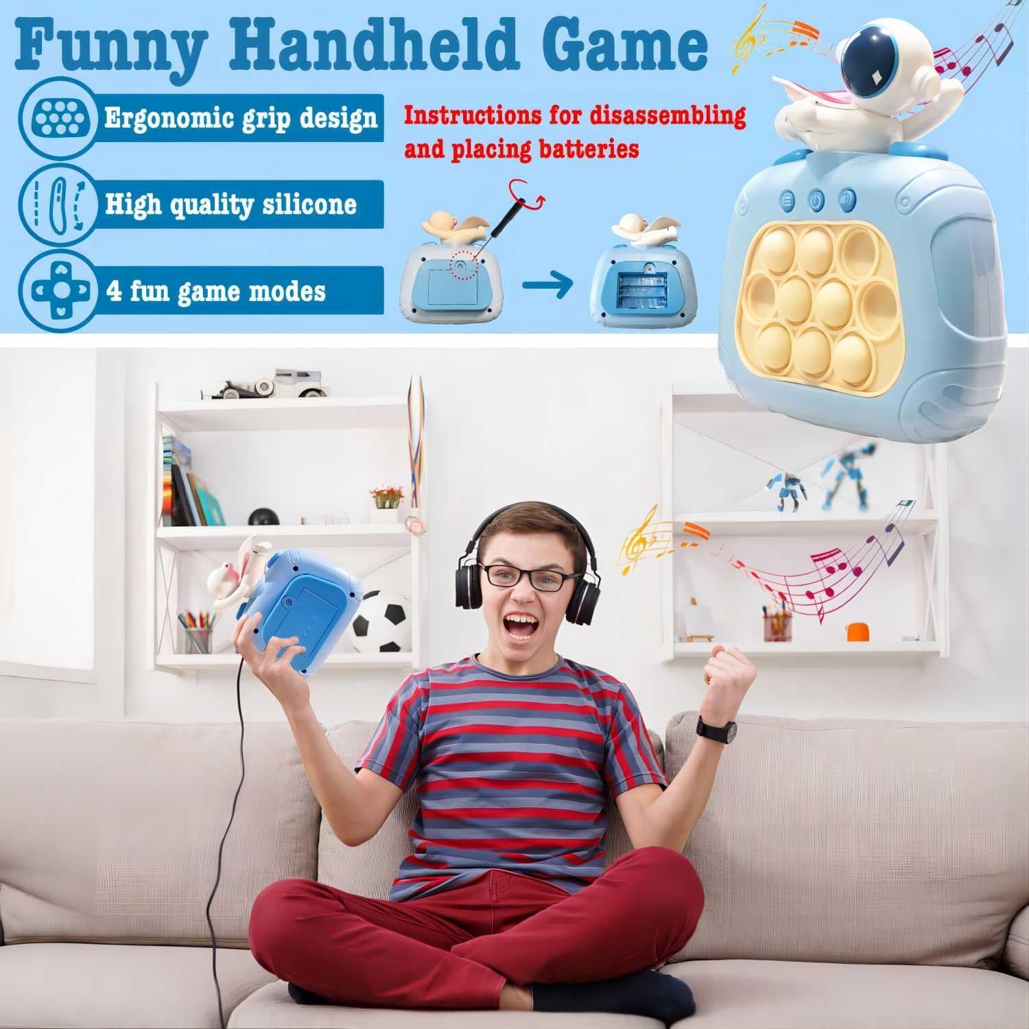 Snapklik.com : Anpole Pop Fidget Toys Quick Push Game For Kids Adults ...