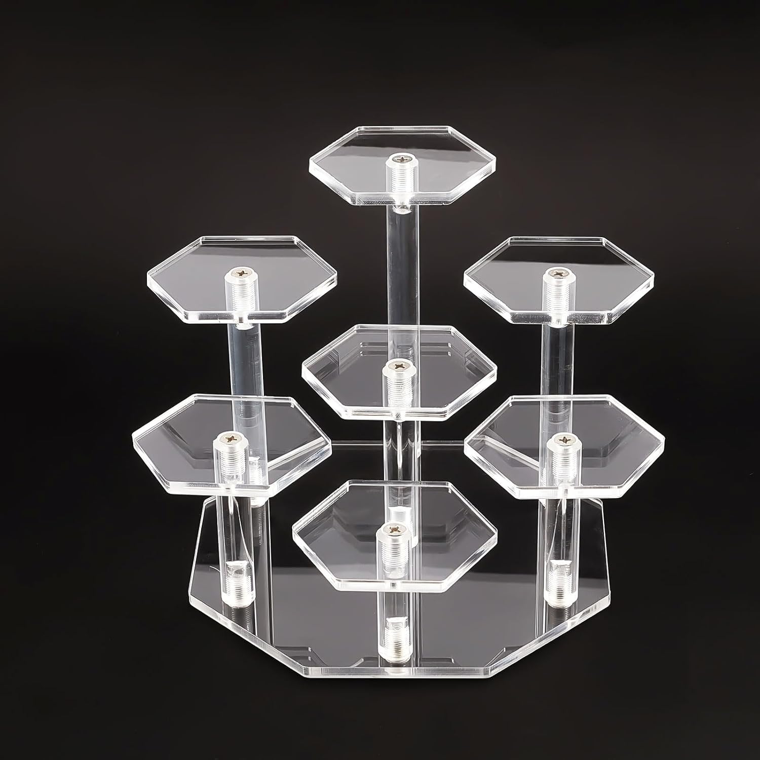 Amazon.com: FREEBLOSS Acrylic Display Stand 7 Tier Clear Stand for ...