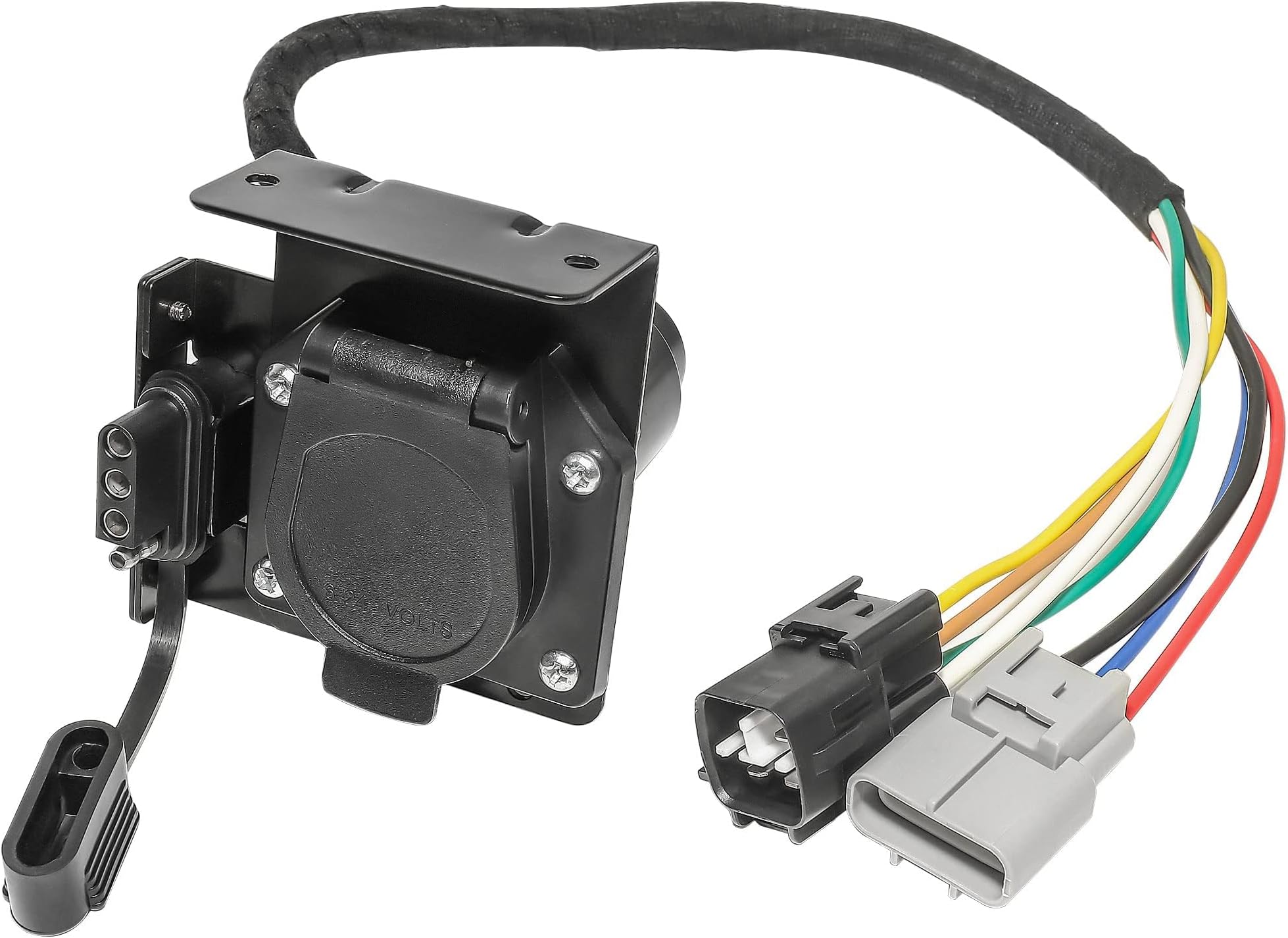 Amazon.com: Oyviny Multi-Tow 4 and 7 Way Trailer Wiring Adapter for ...