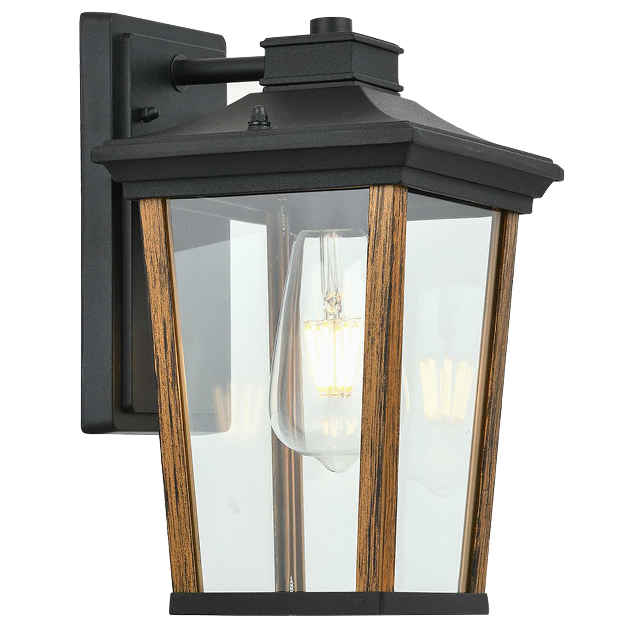 Wood Outdoor Lighting Fixtures LightsOn – Zenit Svart Decklight