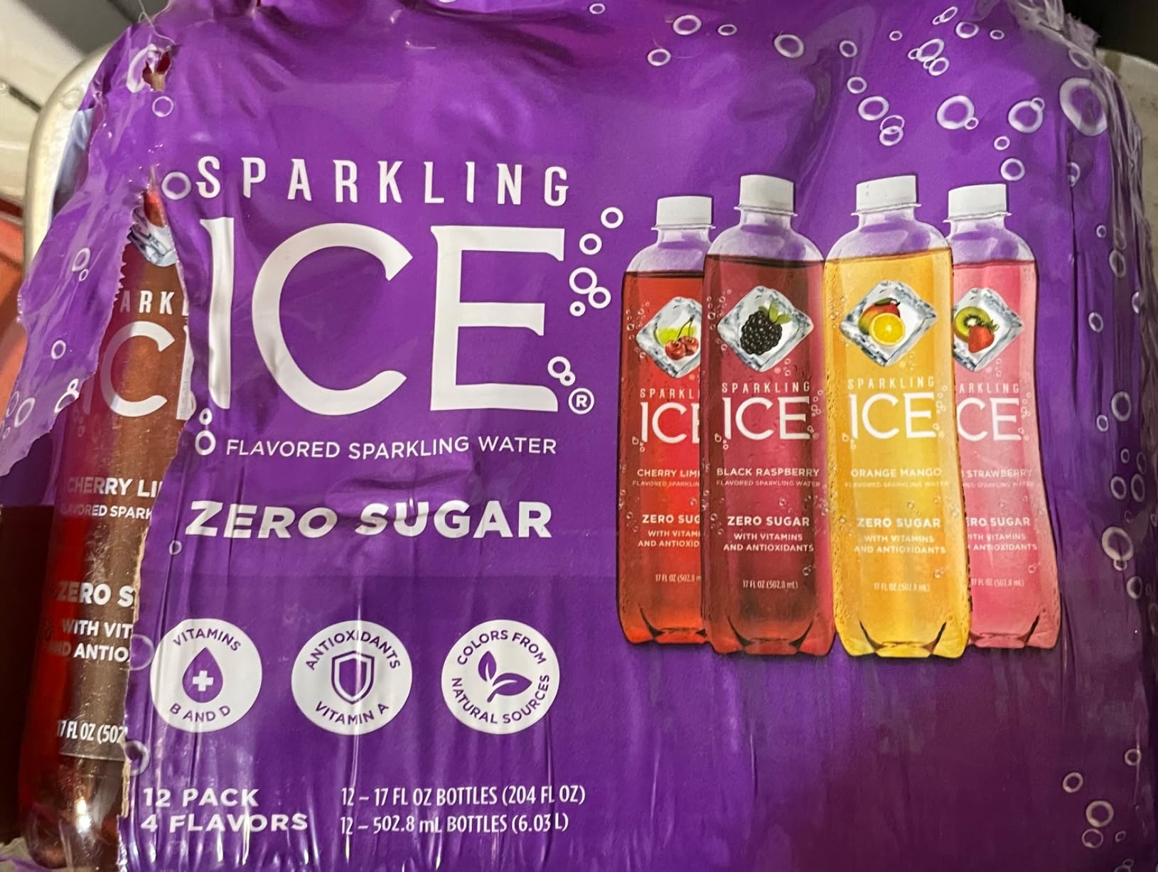 $2/mo - Finance Sparkling Ice, Cherry Limeade Sparkling Water, Zero Sugar Flavored Water, with ...