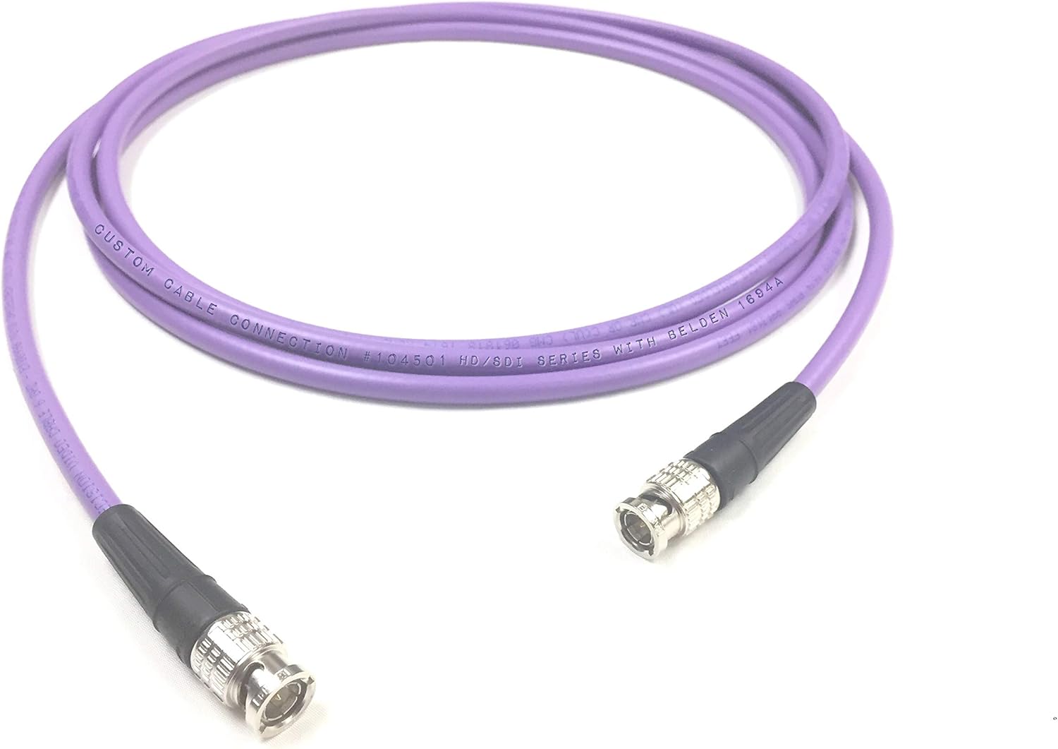 Amazon.com: 3 Foot Belden 1694A 3G/6G HD-SDI RG6 Cable (75 Ohm) with ...