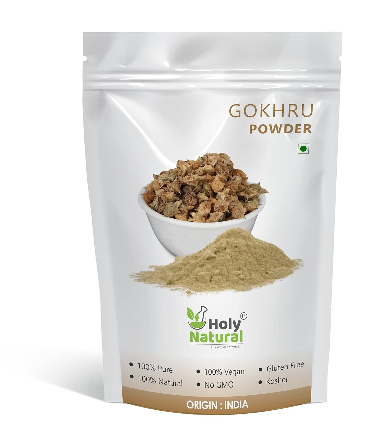Buy Holy Natural Gokhru Powder | Gokshura or Tribulus terrestris Powder ...