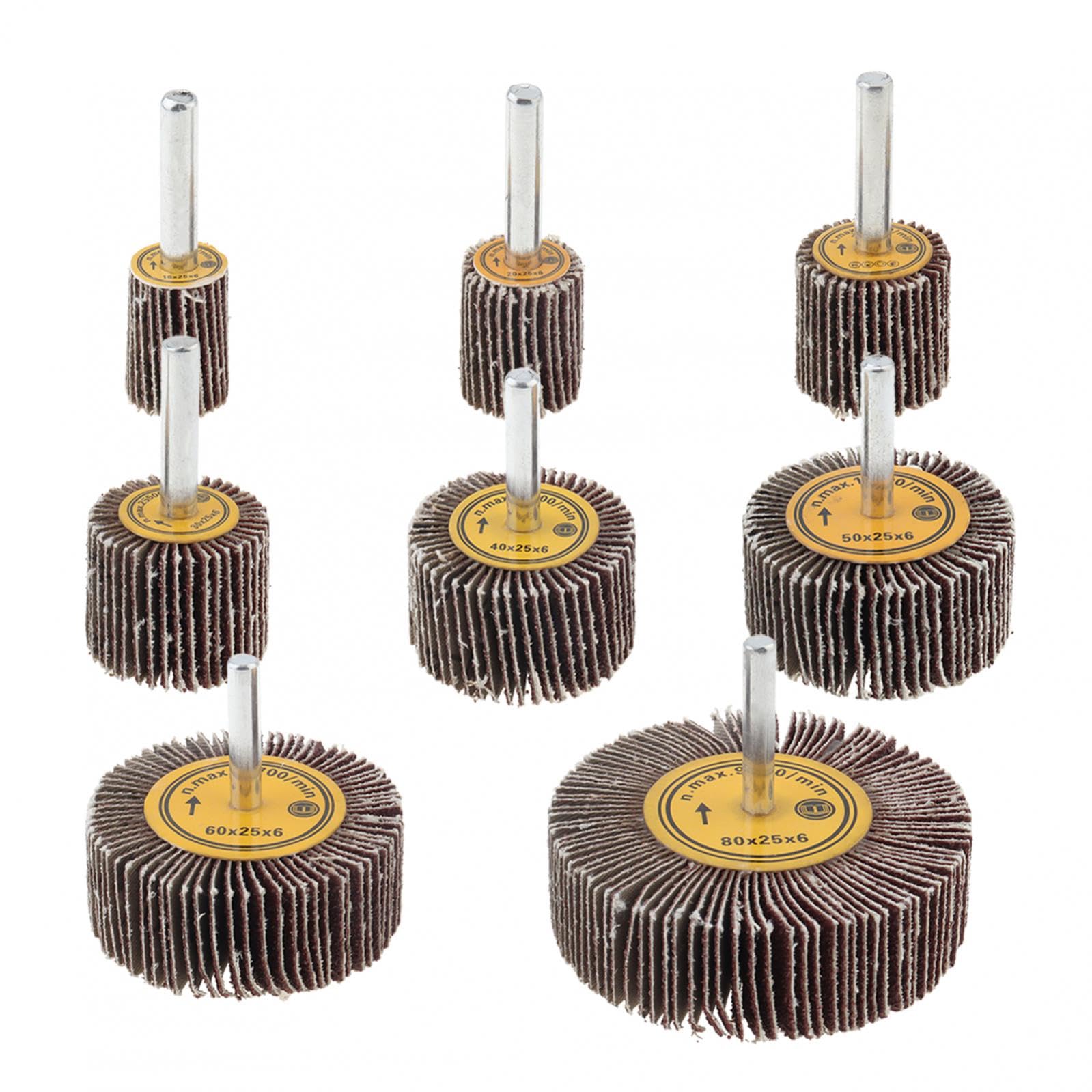 Snapklik.com : Abrasive Flap Wheel Sander Kits, 8 Pcs 80 Grit Sanding ...