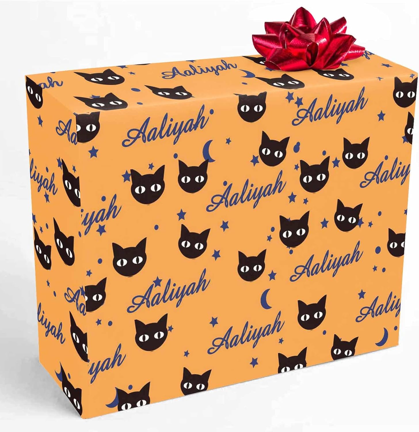 Amazon.com: COLORSFORU Personalized Happy Birthday Wrapping Paper with ...