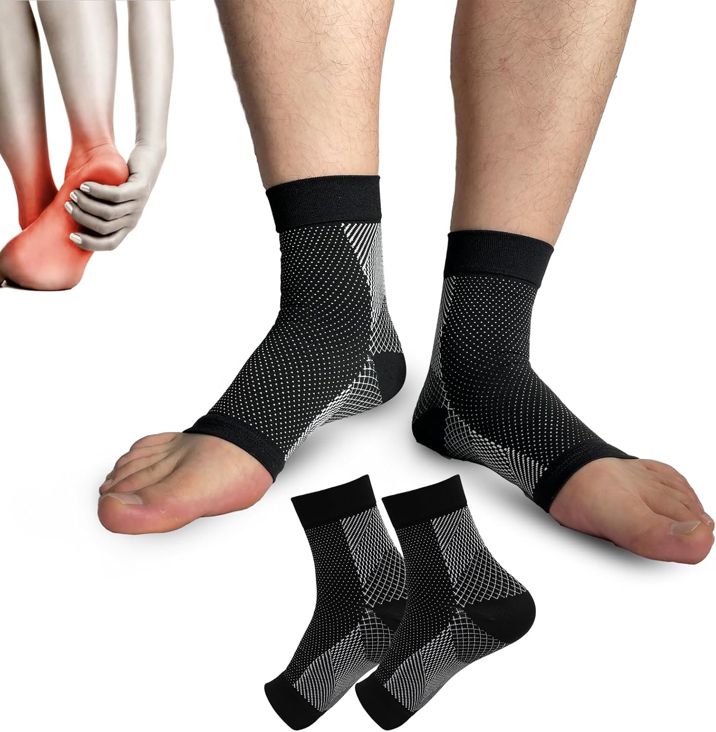 Amazon.com: Neuropathy Socks, Ankle Compression Sleeve, Soothe Relief ...