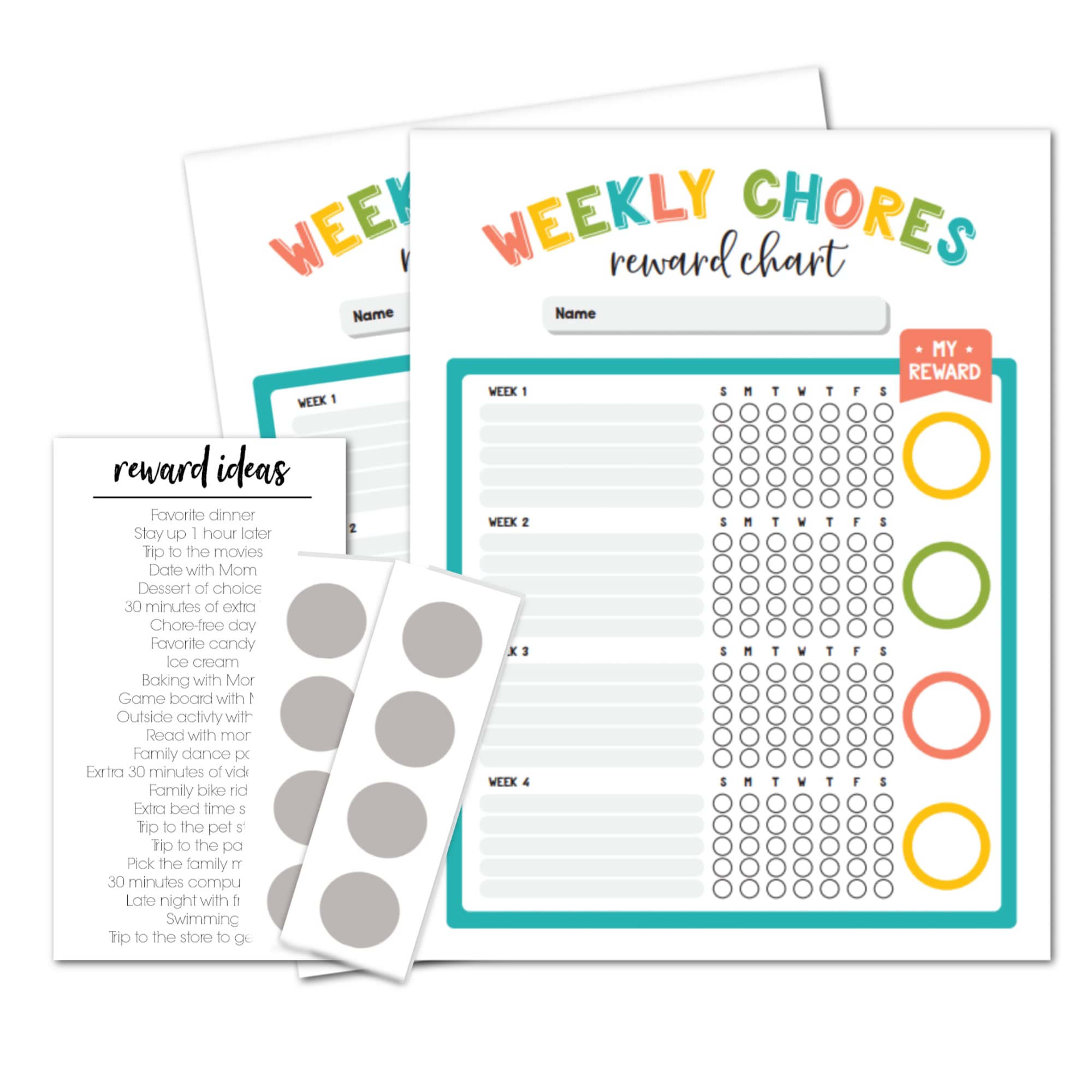 Reward Chart Template Free