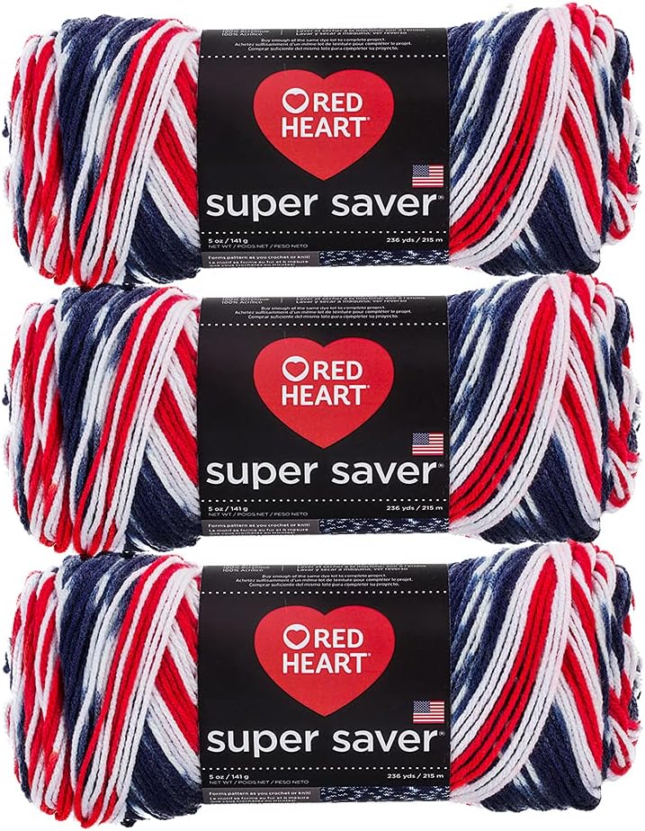 Amazon.com: Red Heart Super Saver Yarn-Mulberry Mix
