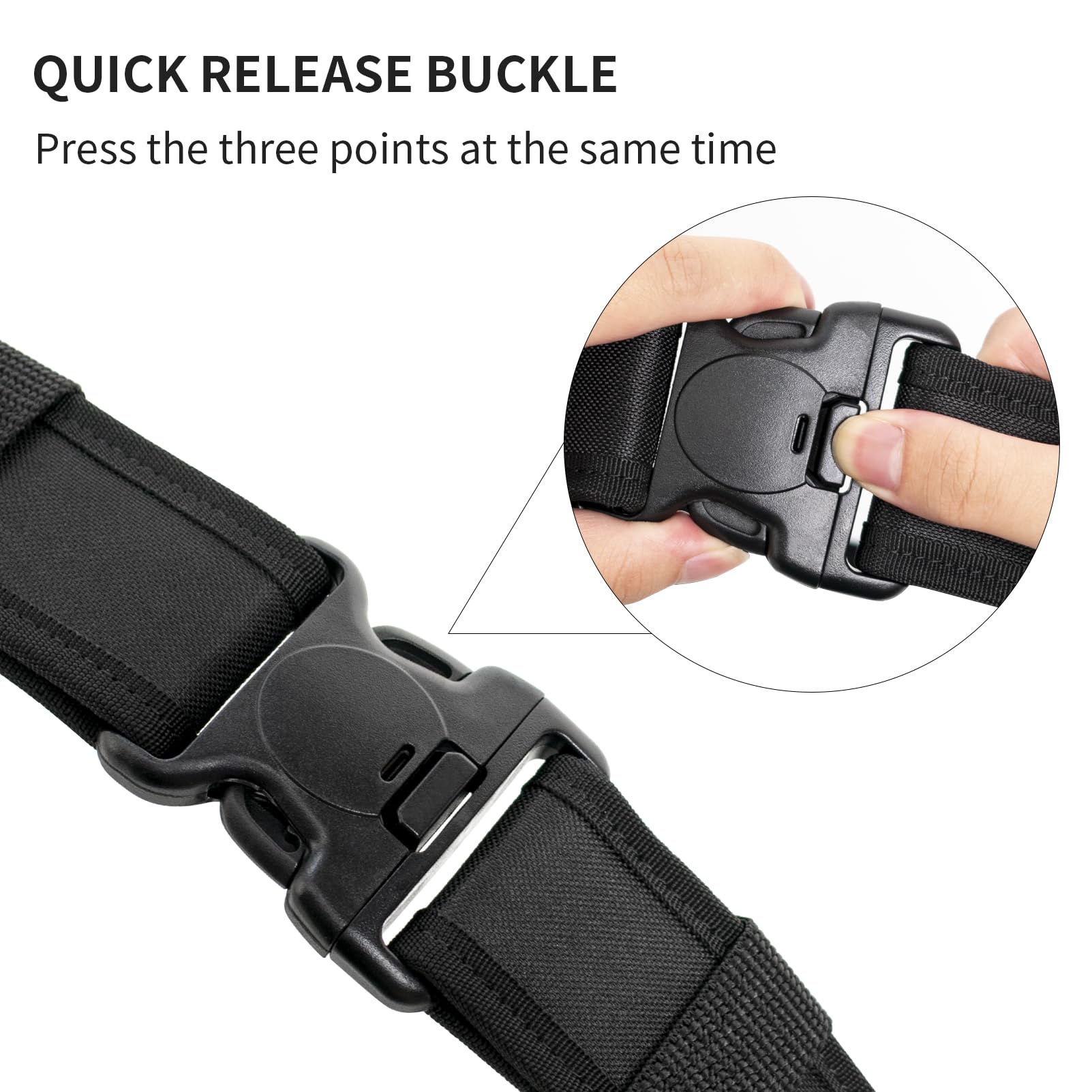 Snapklik.com : POYOLEE Duty Belt Gun Belts For Men Concealed Carry ...