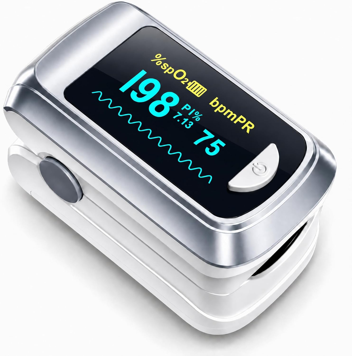 Amazon.com: Healthtree JKS50B Pulse Oximeter Fingertip - Blood Oxygen ...