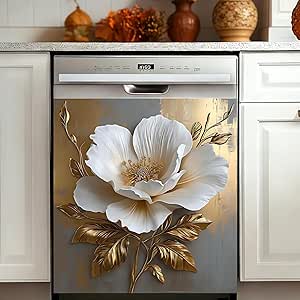 Amazon Magnetic Dishwasher Cover 23 X26 Trim To Fit Reusable