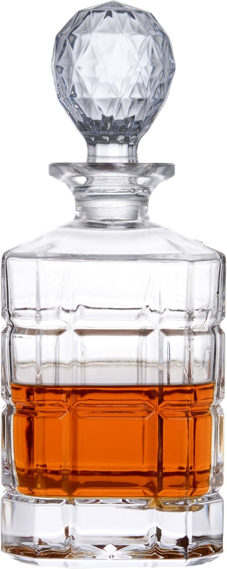Amazon.com | Paksh Capitol Glass Decanter with Airtight Geometric ...