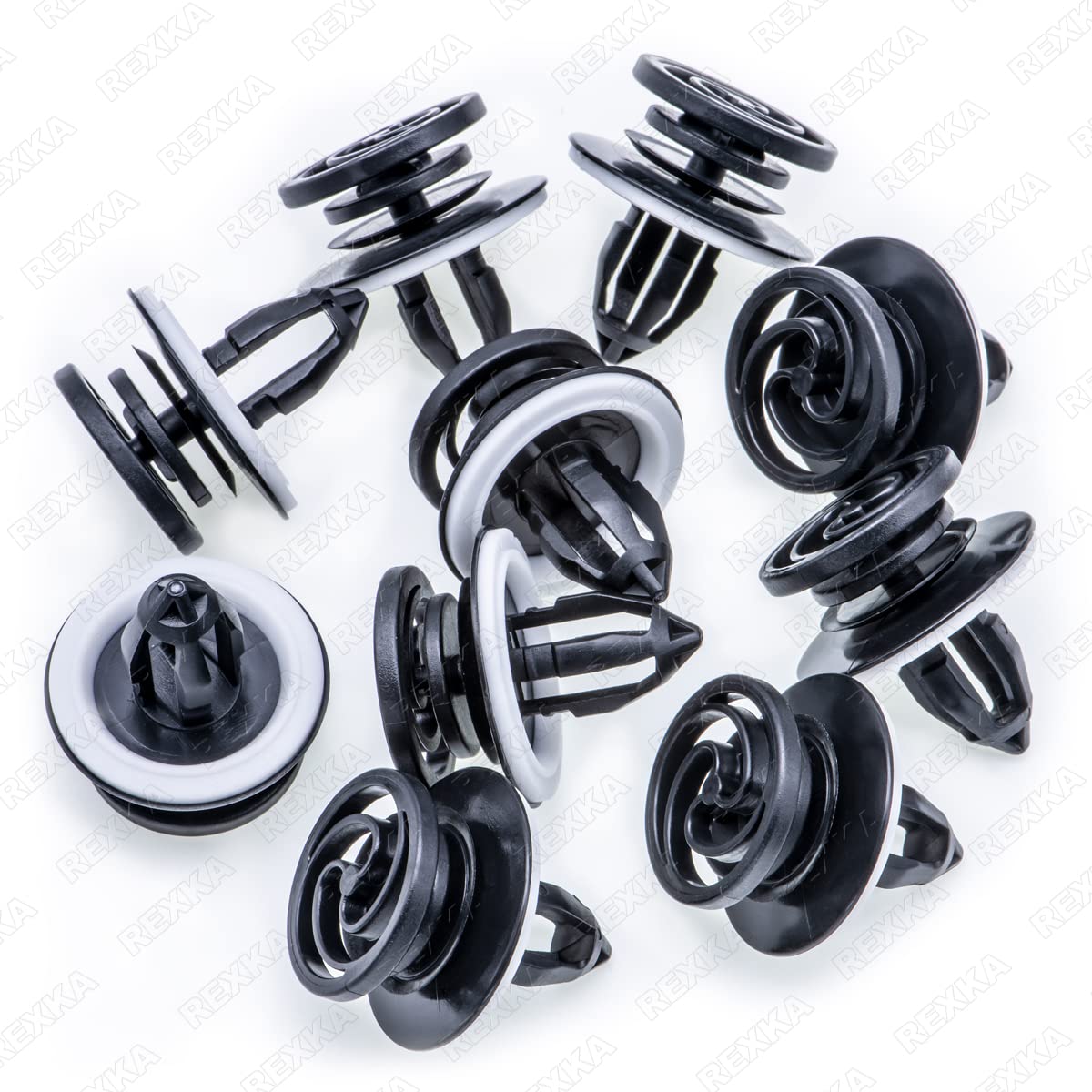 Amazon.com: Rexka 10pcs Interior Door Trim Panel Clips with Sealer ...