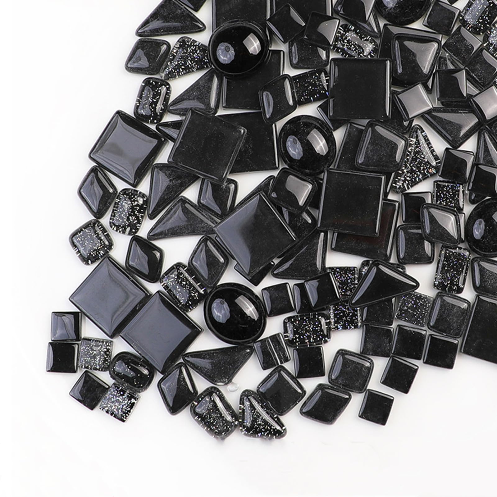 Amazon.com: 1.1 LB Irregular Crystal Mosaic Tiles,Small Particle Color ...