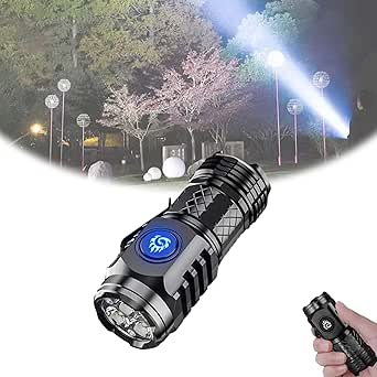 Amazon.com: Mini Flashlight, German Mini Flash Super Power Flashlight ...