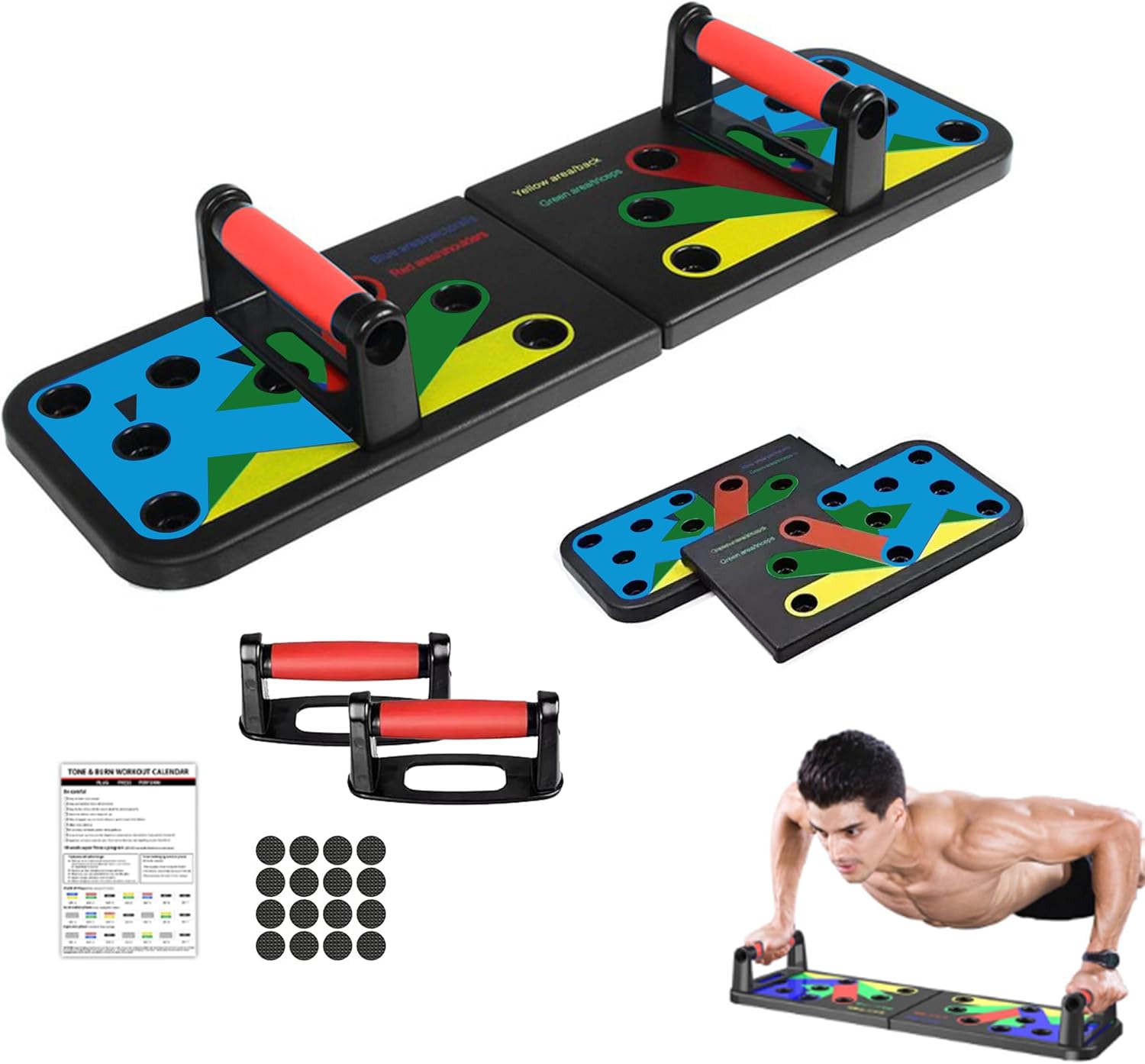 Amazon.com : Pushup Board, Max Push Board, Premium Quality Max Pushup ...
