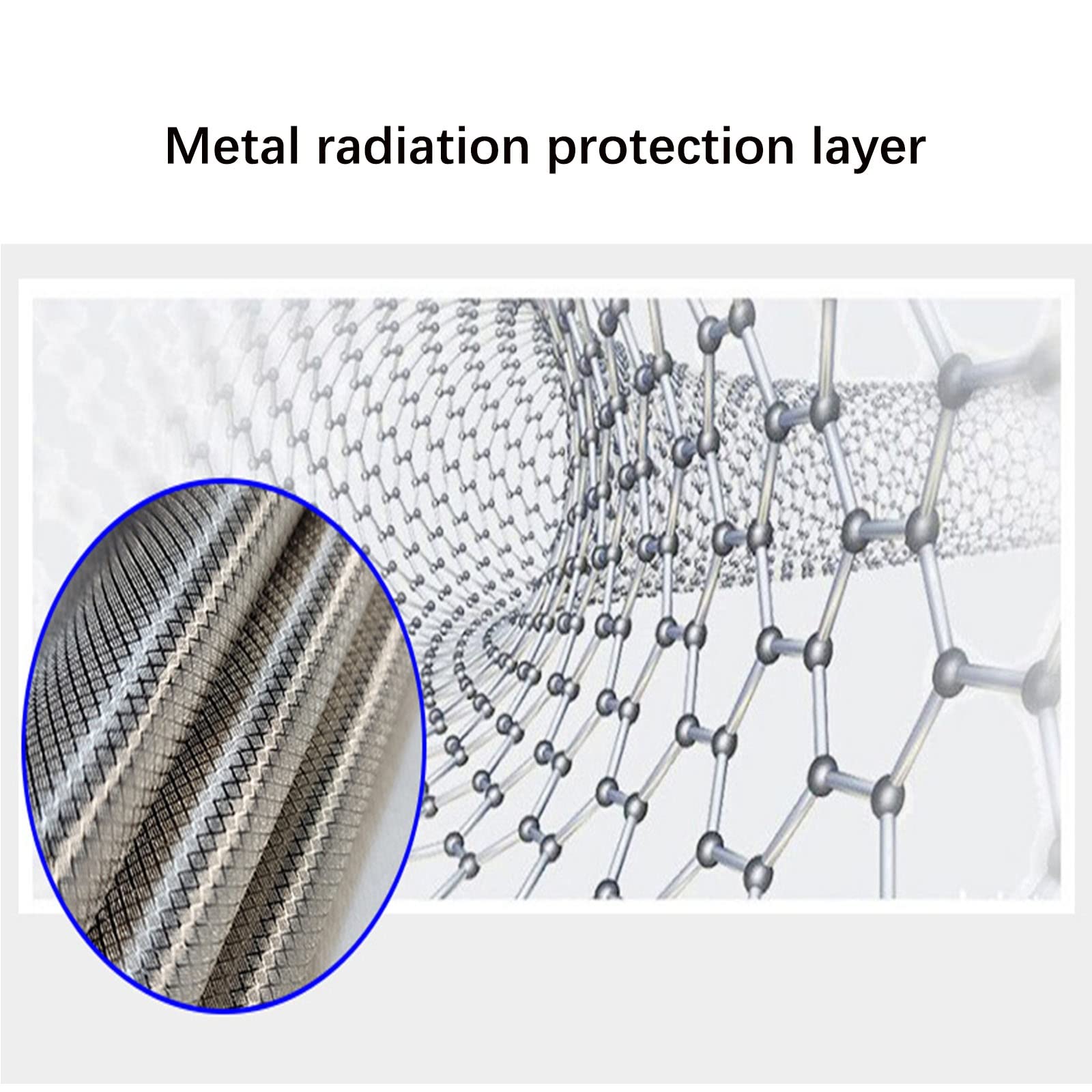 RFID Shielding Cloth EMF Shielding Fabric Silver 2x1.1m ...