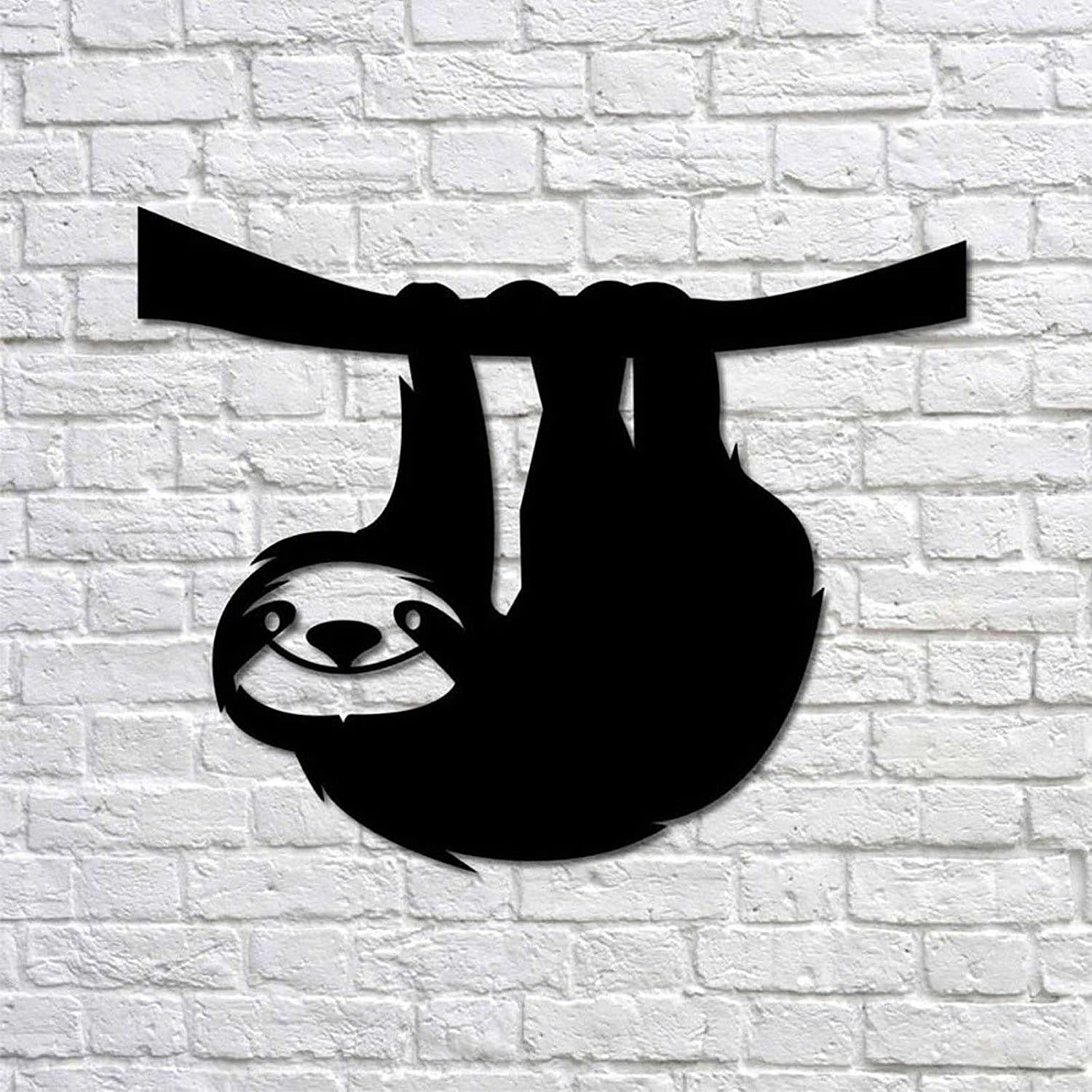 Hanging Sloth Silhouette