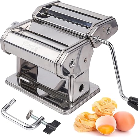 Amazon.com: Shule Pasta Maker Machine Stainless Steel Adjustable Pasta ...