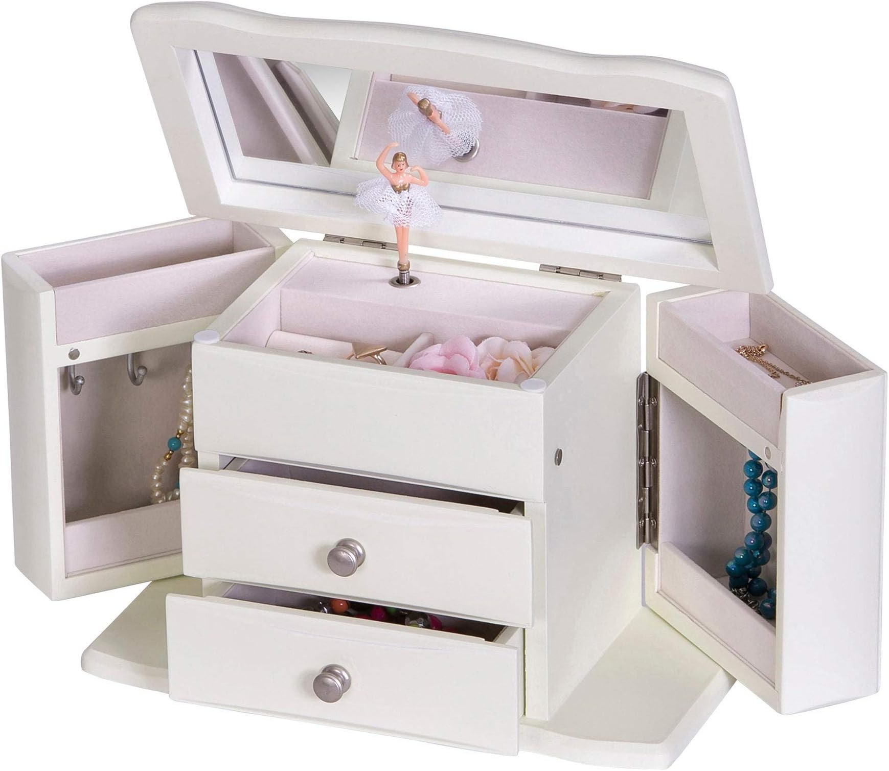 Amazon.com: Mele & Co. Personalized Angelica Musical Ballerina Jewelry ...