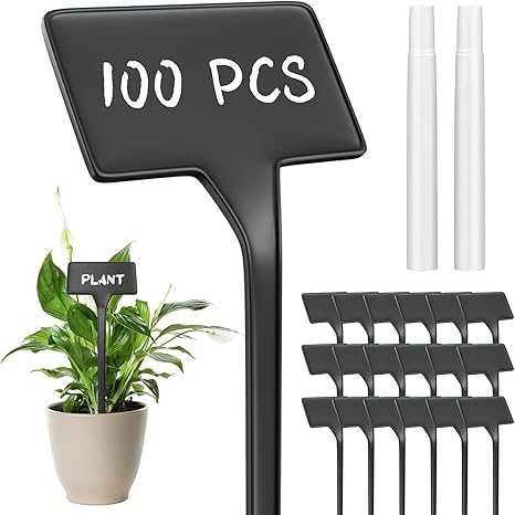 Amazon.com: Yinkin 100 Pcs Large Plant Label Signs 11.8 Inch Plant ...