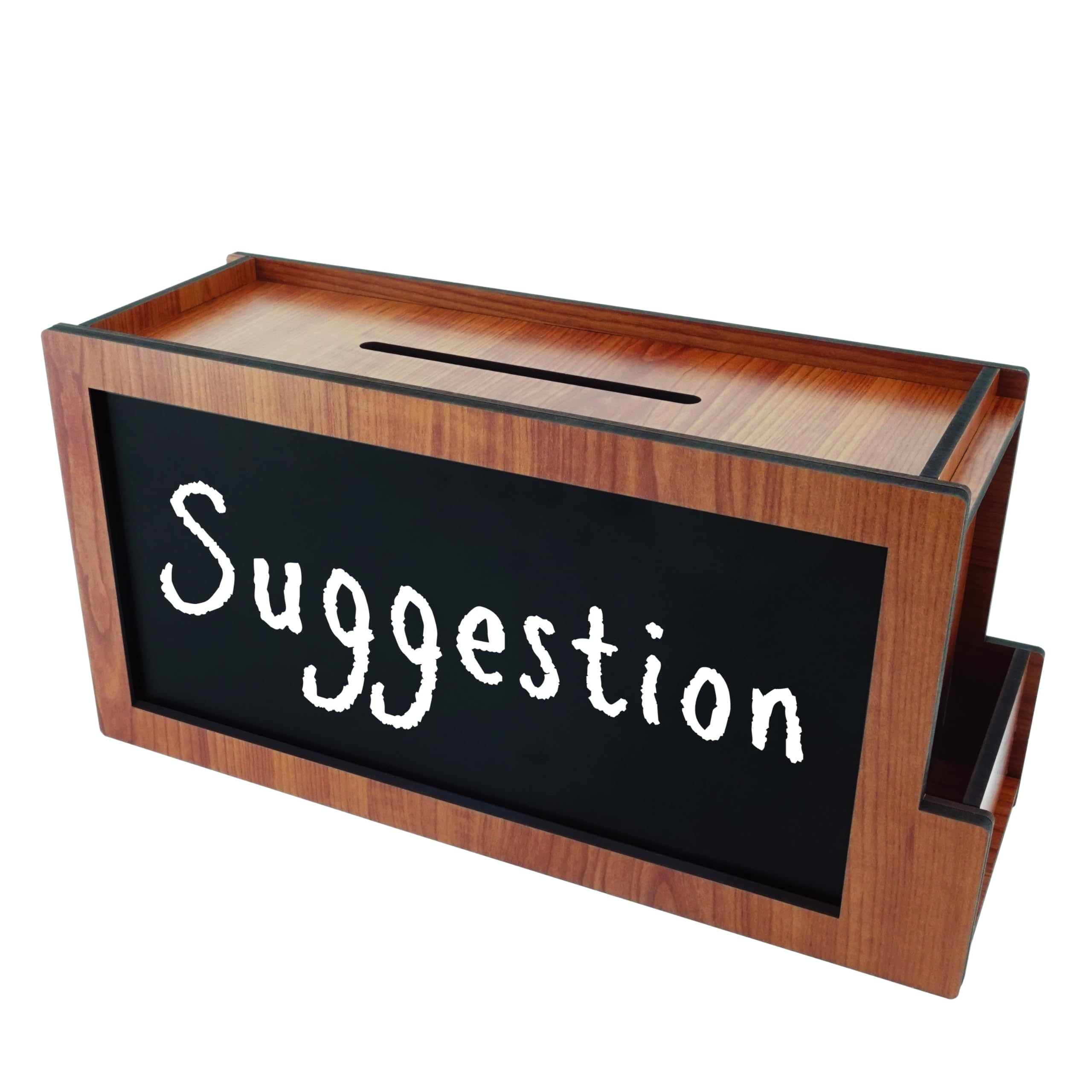 Amazon.com : SHUMEI Vintage Rustic Wooden Suggestion Box with ...
