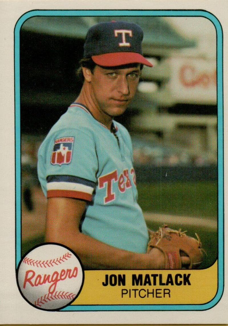 Amazon.com: 1981 Fleer #621 Jon Matlack Texas Rangers : Collectibles ...