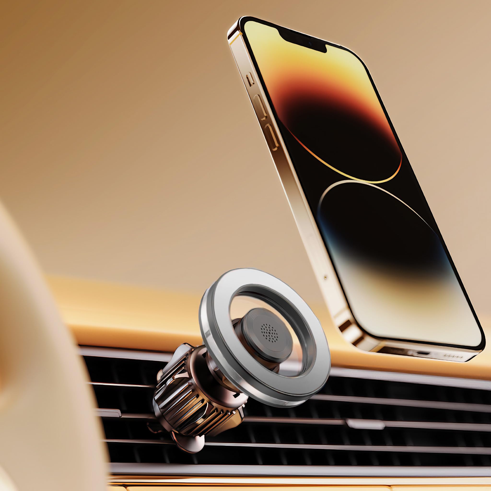 Amazon.com: LnkXT for Magsafe Car Mount for iPhone, Aluminum Alloy Vent ...