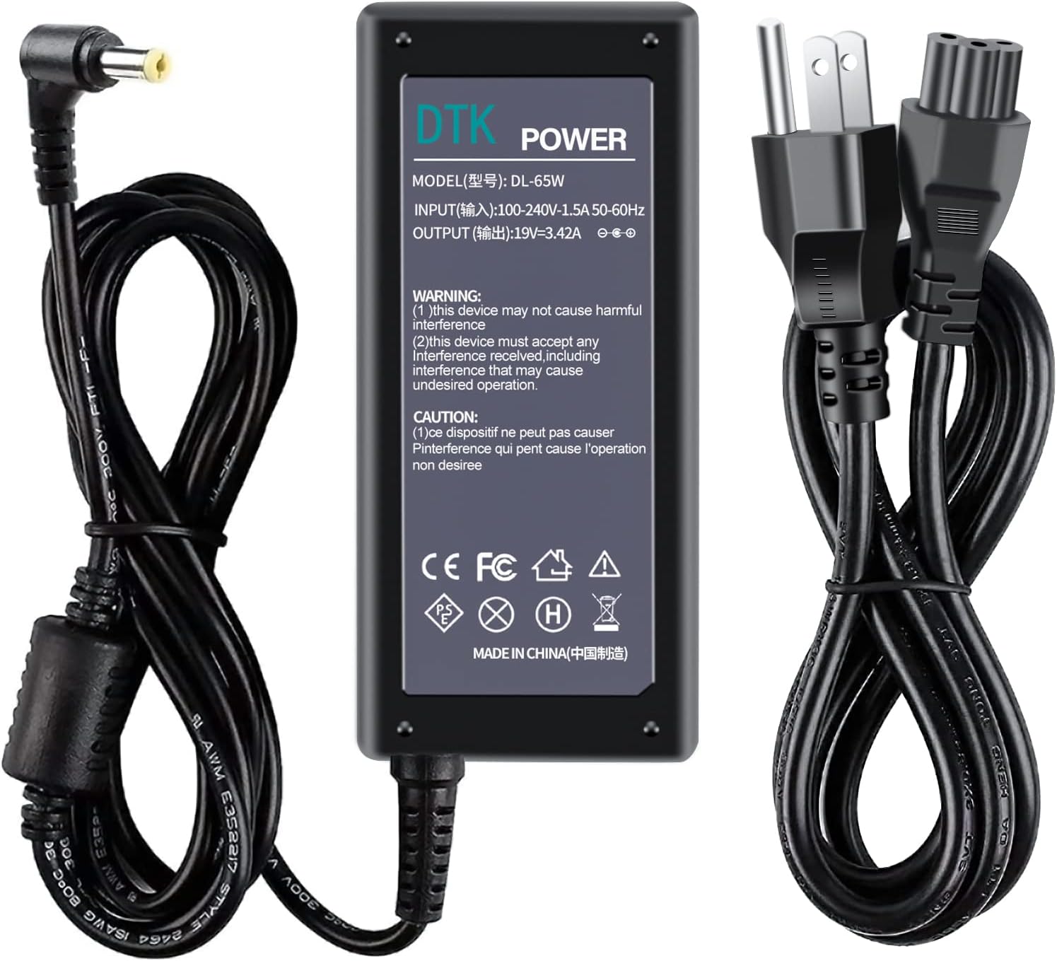 Amazon.com: Dtk 19V 4.74A 90W for Asus Toshiba Ac Adapter Laptop ...