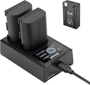 Amazon.com: OTREST 2 Pack LP-E6NH Battery and Charger Set, 2250mAh Replacement Batteries for LP ...