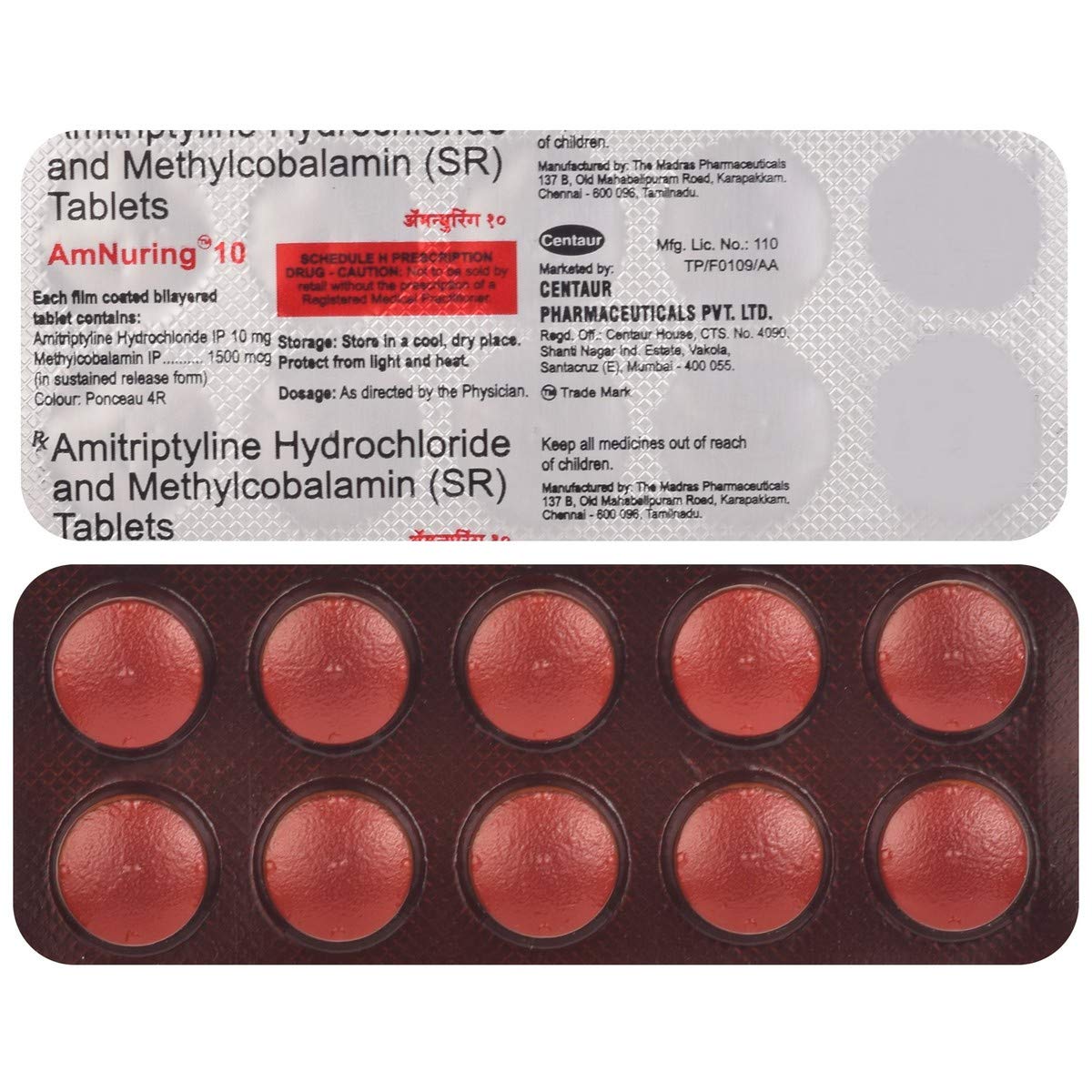 Amnuring 10 - Strip of 10 Tablets : Amazon.in: Health & Personal Care