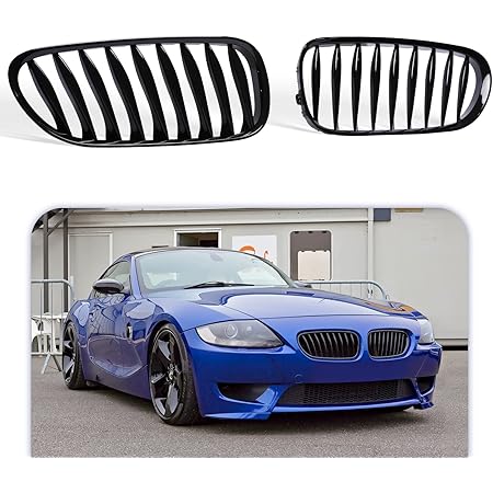 Amazon.com: Matte Black Kidney Euro Sport Grill For BMW Z4 E85 E86 ...