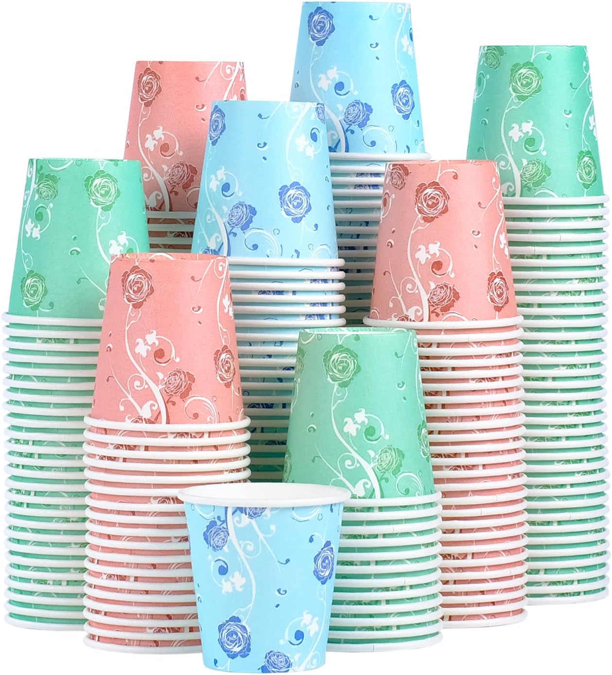 Amazon.com: 500 Pack 2 oz Paper Cups, Mini Mouthwash Cups, Disposable ...