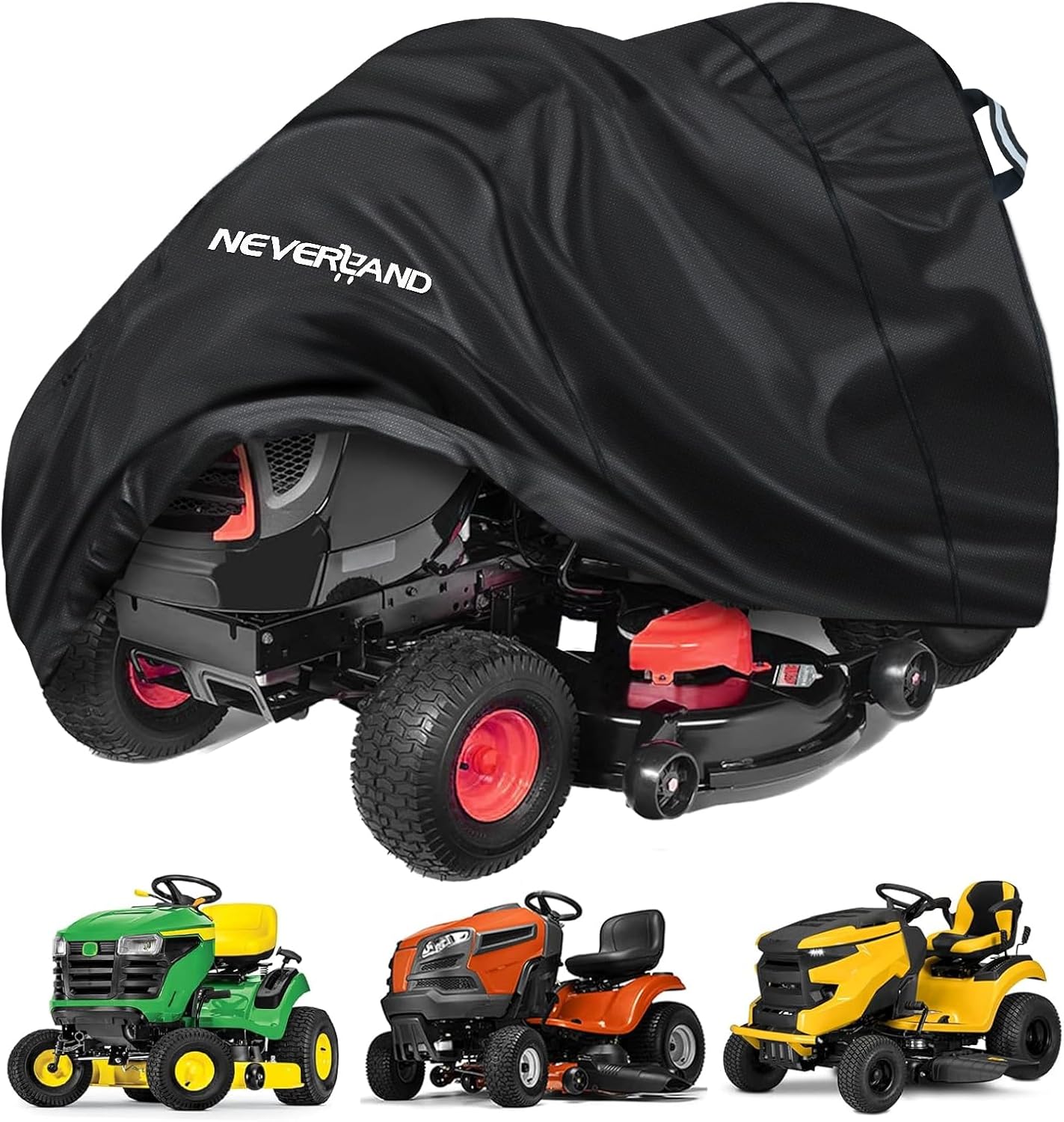 Amazon.com : NEVERLAND Riding Lawn Mower Cover,Water-resistant Tractor ...