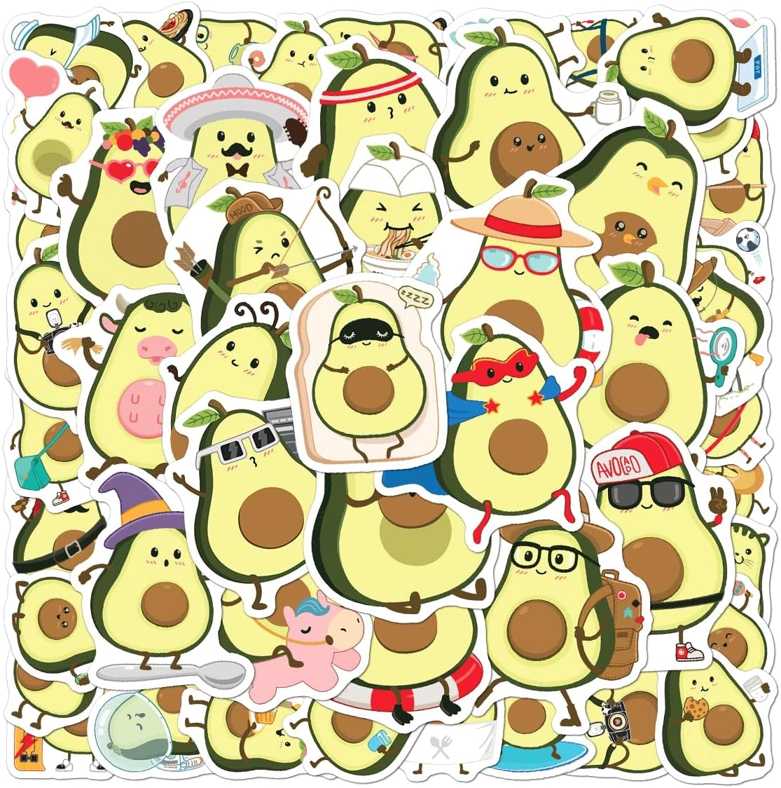 Amazon.com: Stickeroonie Holy Guacamole Vinyl Sticker, Cute & Funny ...