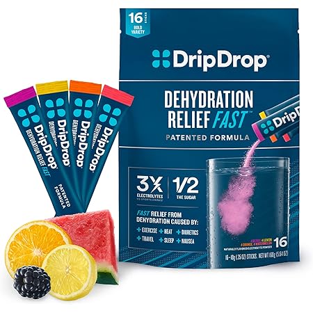 Amazon.com: DripDrop Hydration - Electrolyte Powder Packets ...