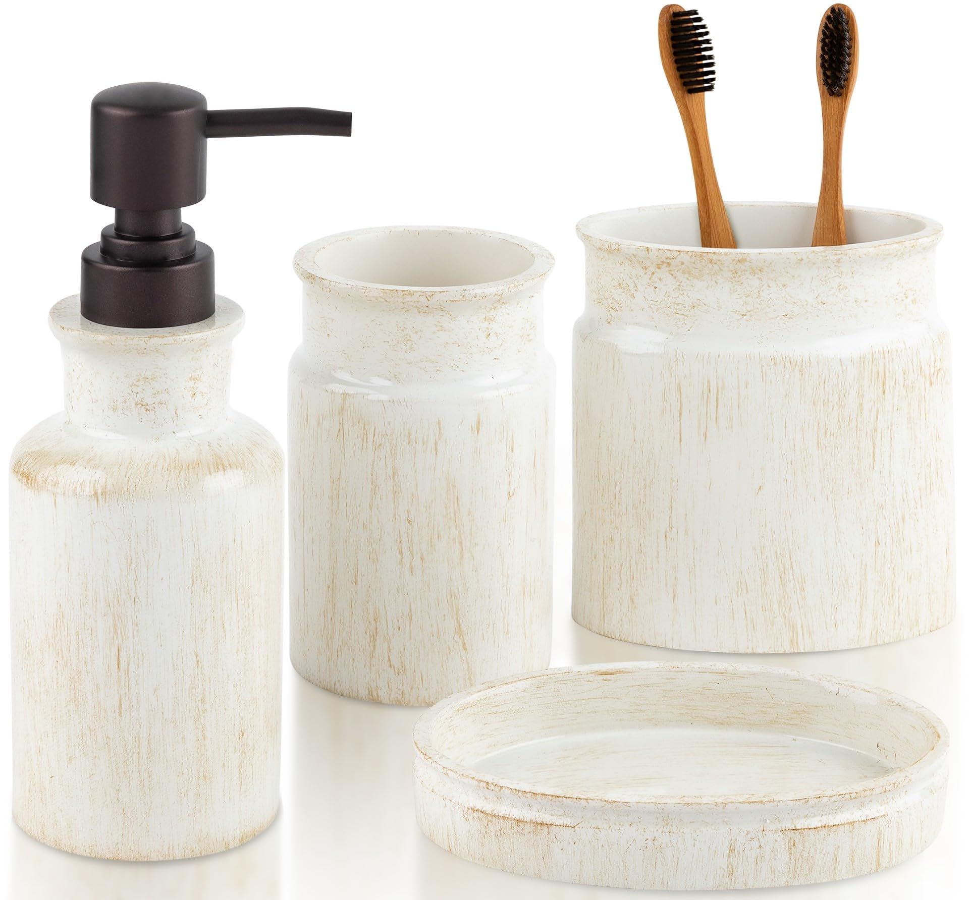Amazon.com: Creative Scents Bathroom Accessories Set Complete - 4 Pc ...