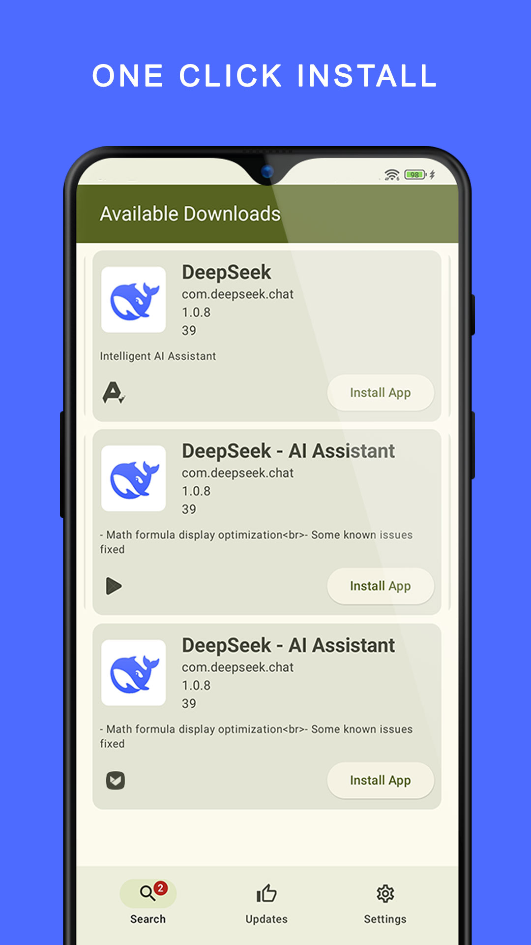 Updater For Deepseek - App on Amazon Appstore
