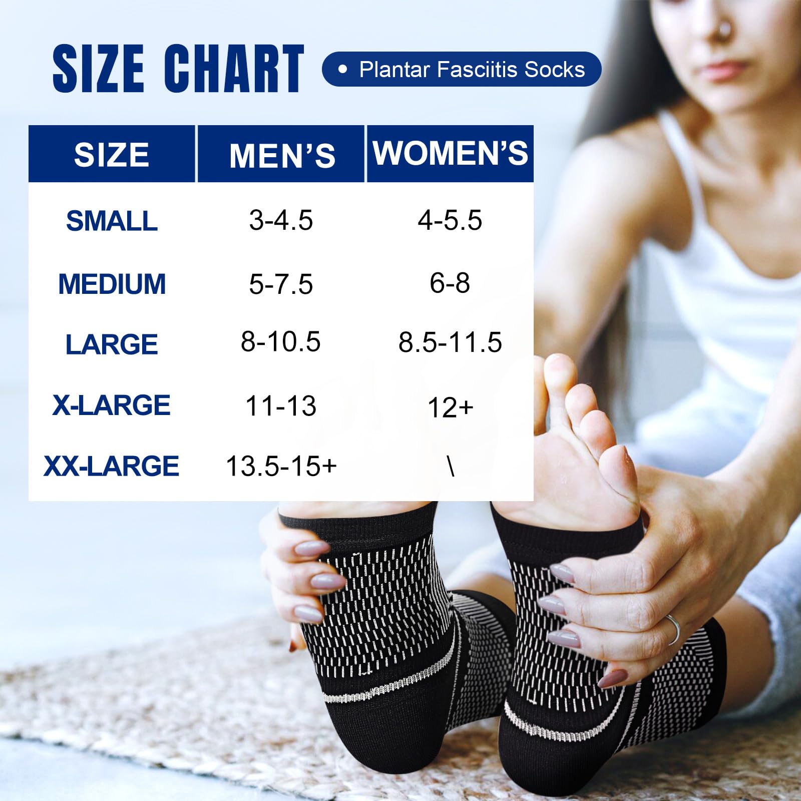 Snapklik.com : PAPLUS Ankle Brace Compression Socks For Men And Women(6 ...