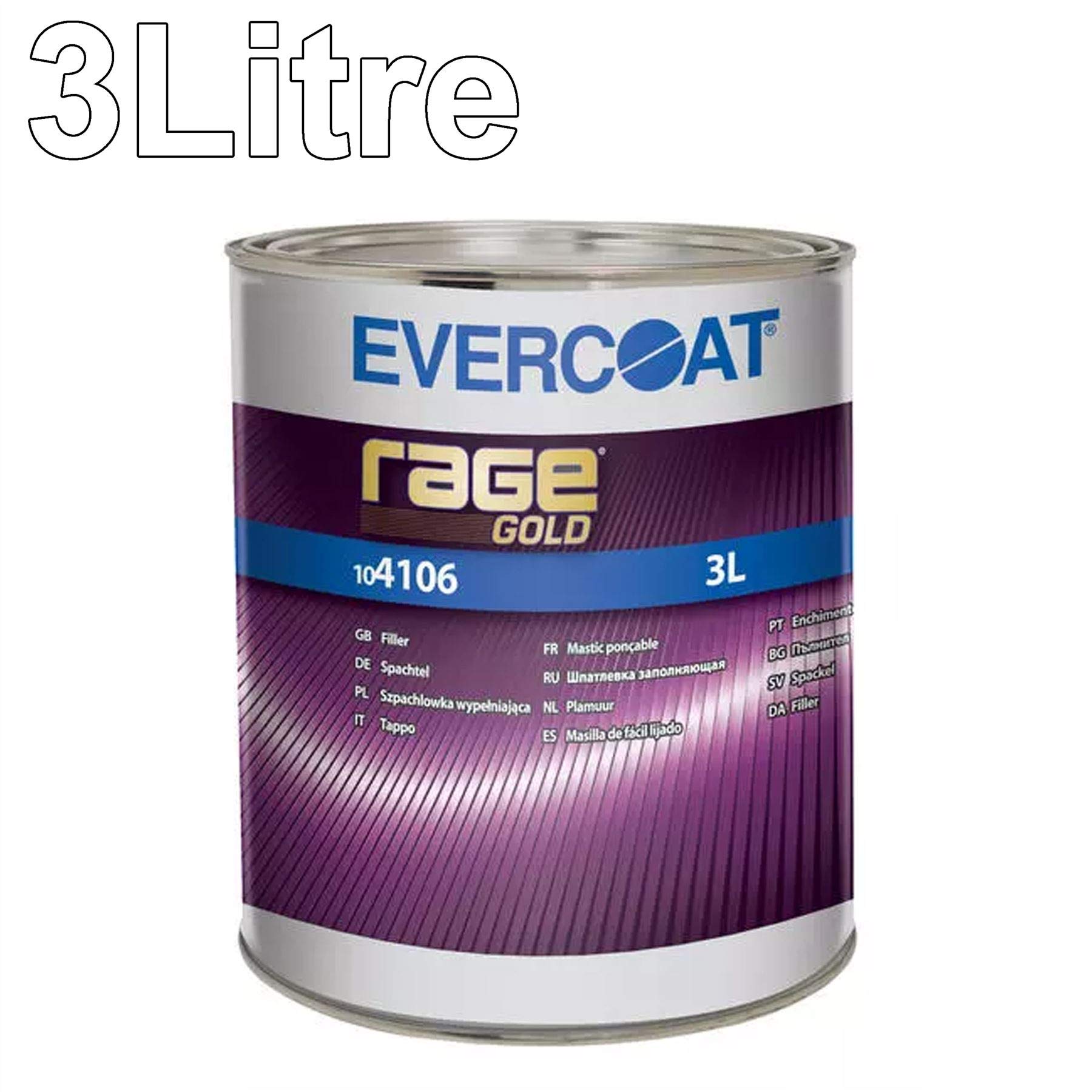 Buy Evercoat Rage Ultra 3lt body filler - Premium light-weight ...