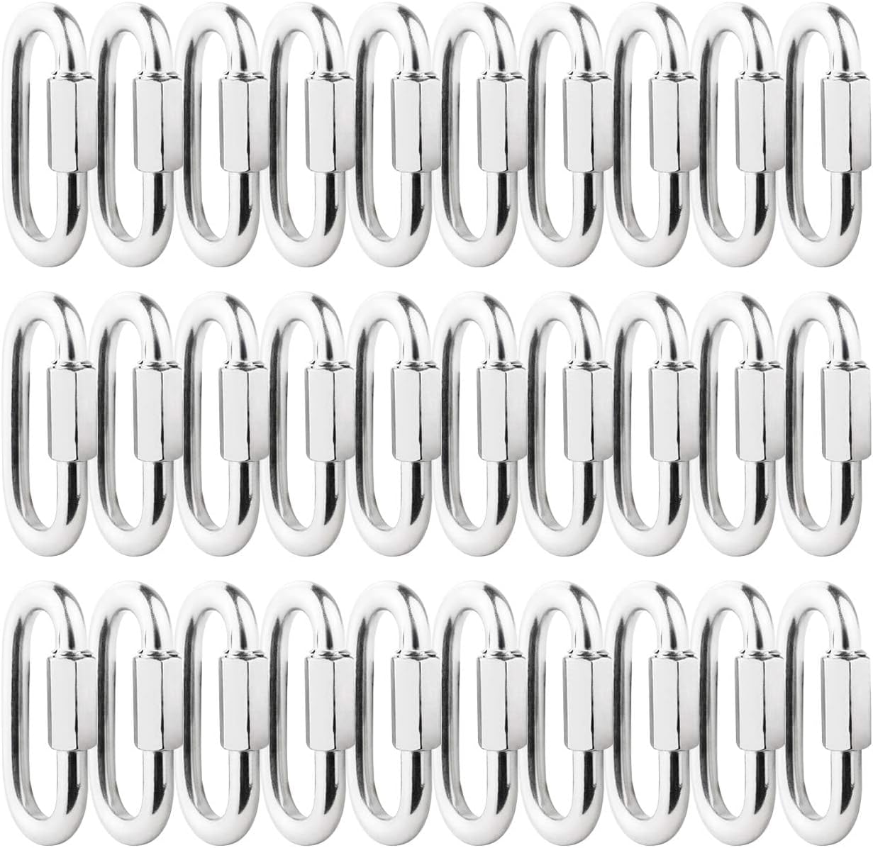 Amazon.com: 30 Packs Quick Link M3.5 1/8 inch 304 Stainless Steel Quick ...
