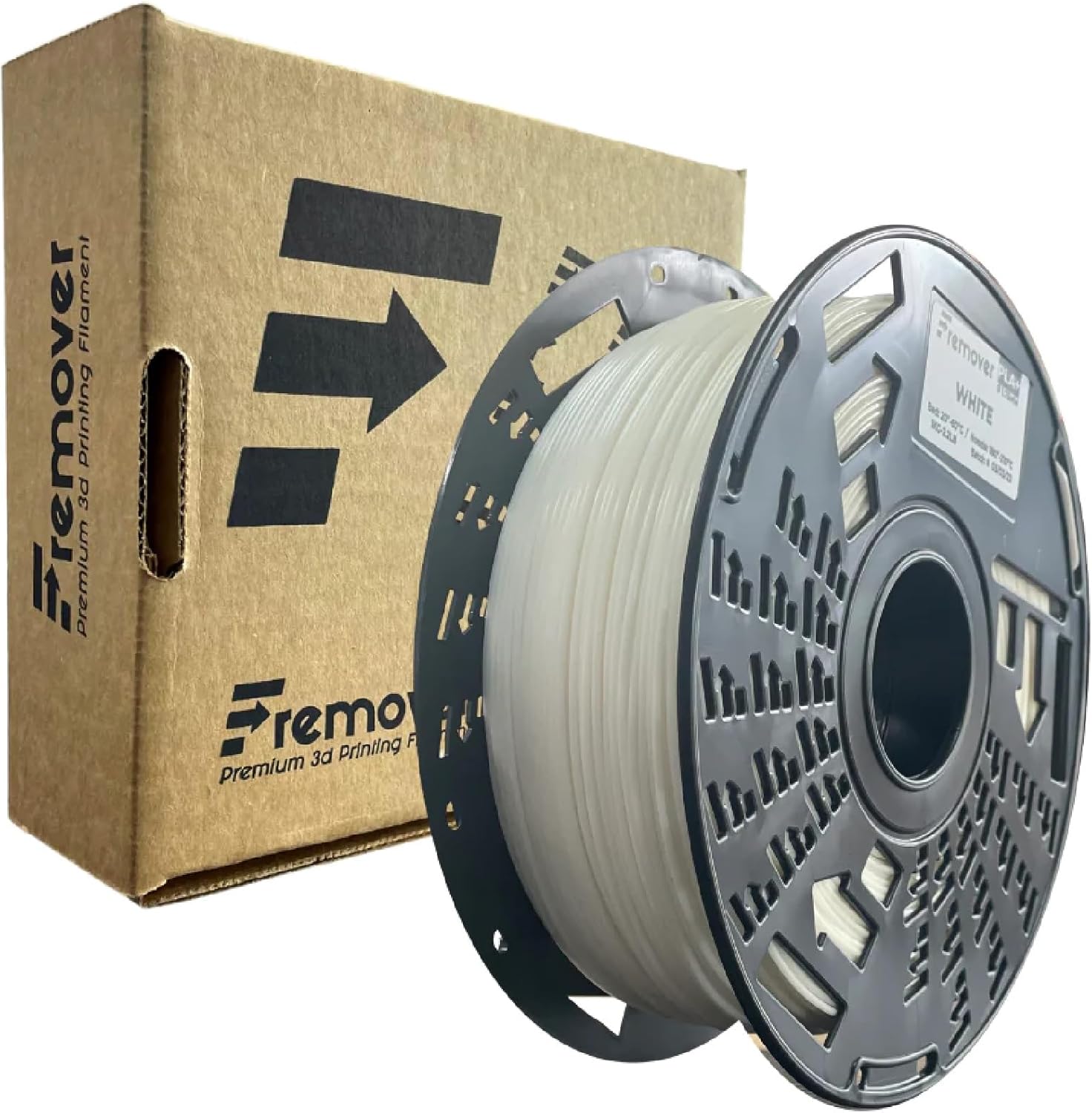 Amazon.com: PLA Filament 1.75mm, PLA Plus, White pla 1KG, 3D Printer ...