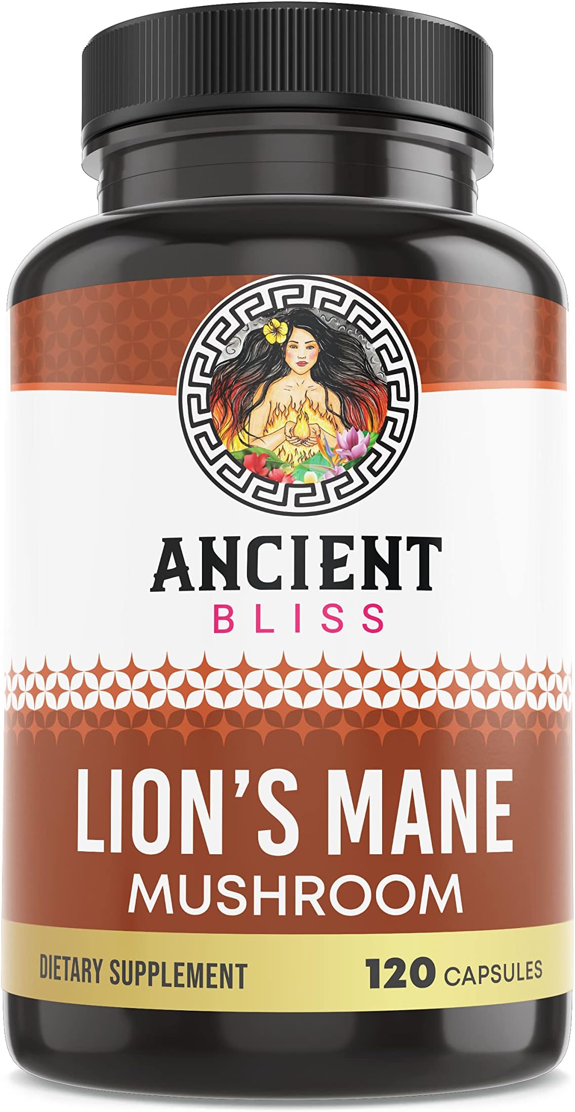 Amazon.com: Ancient Bliss Lion's Mane Supplement (2 Month Supply)- 120 ...