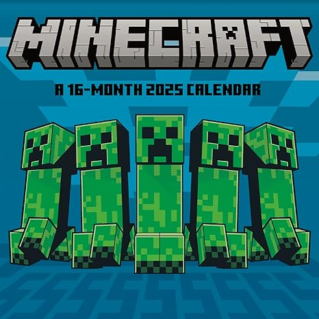Amazon.com: 2025 Minecraft Mini Wall Calendar: 9781438898476: Trends ...