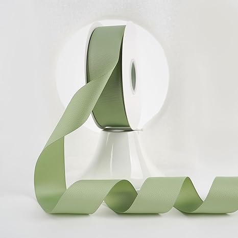 Amazon.com: MEEDEE Olive Green Grosgrain Ribbon - 1-1/2 Inch Thick ...
