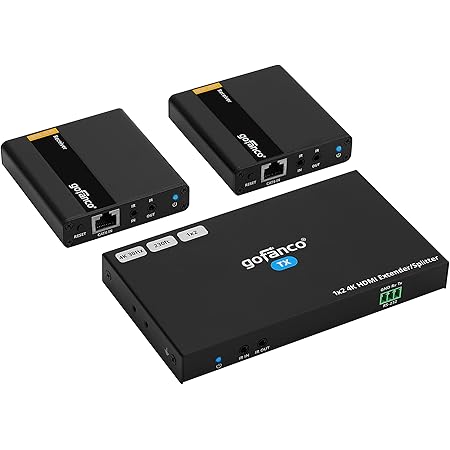 Amazon.com: gofanco 1x2 HDMI Extender Splitter Over CAT6/7 – Up to 4K ...