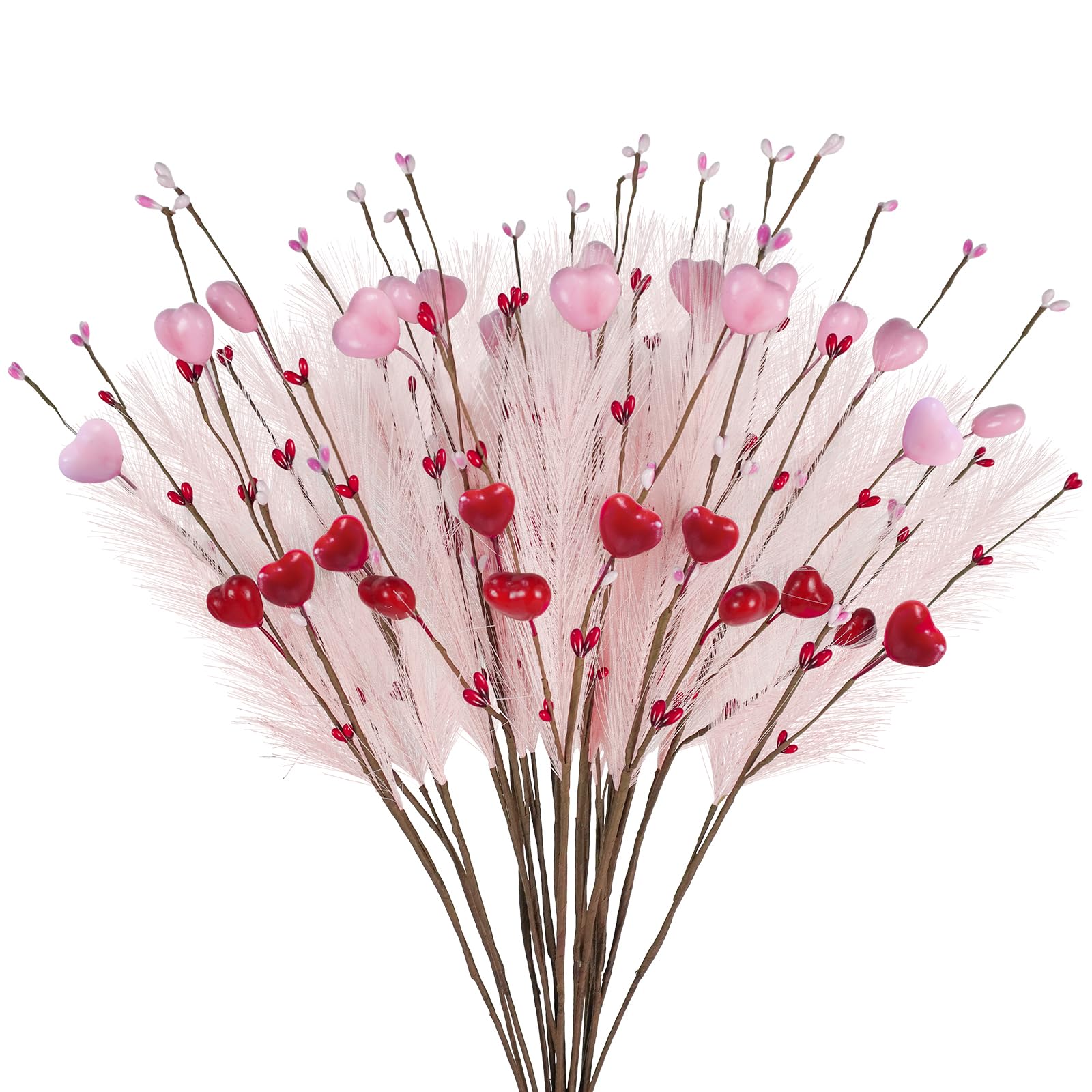 Amazon.com: Uieke 18PCS Valentine's Day Picks, 24 Inch Valentine's Day ...