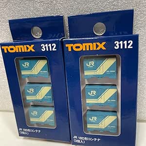 Amazon.com: N Gauge TOMIX 18D Shape Container (3 Pieces) Set of 2 Railways : Toys & Games