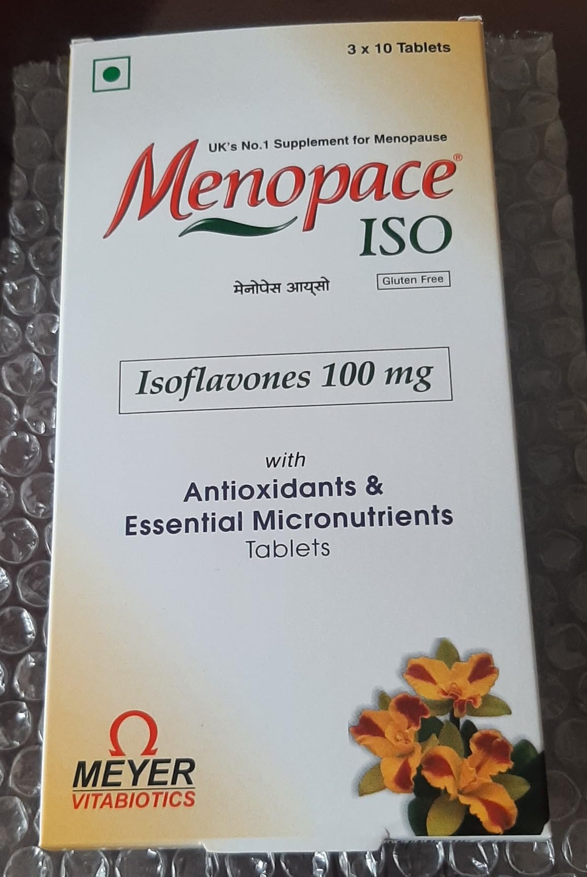 Buy Menopace Iso 30 Tablets With Isoflavones, Amino Acids & Essential ...